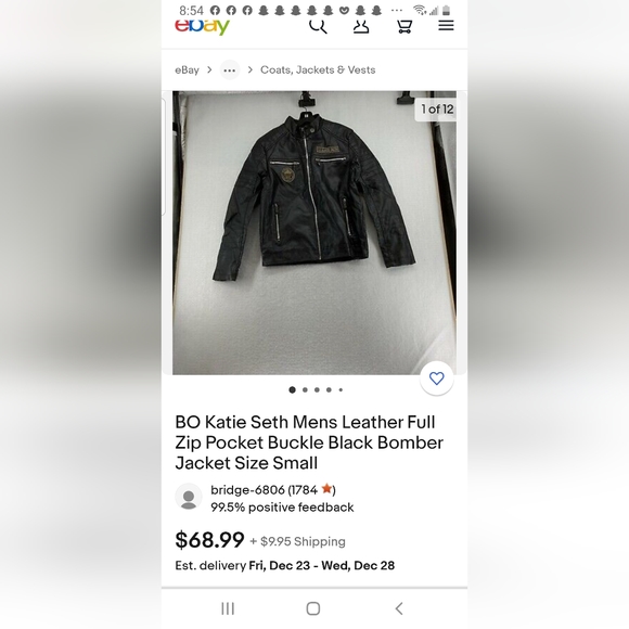 BO Katie Seth | Jackets & Coats | Bo Katie Seth Bomber Leather Jacket ...